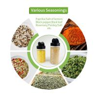 China Wholesale Plastic Spice Jars 225ml to 880ml PET Bottles with Black PP Lid for Powders for sale