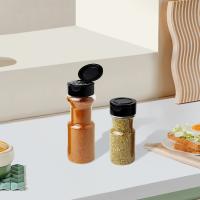 China PET Plastic Seasoning Bottle 100ml 200ml Multipurpose Spice Jar Salt Pepper Shaker for sale