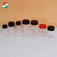 China PET Plastic Spice Jar 55ml to 360ml with PP Flip Lid for Salt Pepper Seasoning Storage for sale