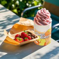 China Eco-Friendly Recyclable Paper Composite Cans with Metal Lid 109ml 500ml for Ice Cream for sale