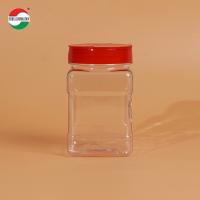 China 350ml PET Plastic Shaker Bottle with Flip Top Lid Food Grade Spice Jar Customizable for sale