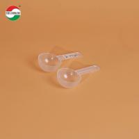 China Wholesale Food Grade PP Plastic Round Bottom Scoop 5ML 10ML 15ML Transparent Measuring Spoon for sale