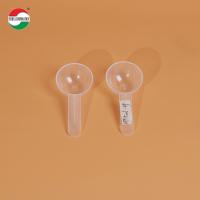 China Wholesale Food Grade PP Plastic Round Bottom Scoop 5ML 10ML 15ML Transparent Measuring Spoon for sale