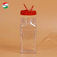 China Food Grade PET Spice Shaker Jars 100ml 360ml Flip Top Salt Pepper Bottles for sale