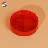 China 425ml Plastic Spice Jars with Red Black Lid Wholesale PET Food Grade Containers for sale