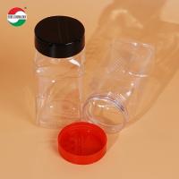China Food Grade PET Spice Shaker Jars 100ml 360ml Flip Top Salt Pepper Bottles for sale