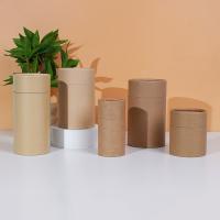 China Biodegradable Custom Food Grade Kraft Cardboard Paper Tube for Coffee Tea Matcha Powder Packaging 1000pcs MOQ for sale