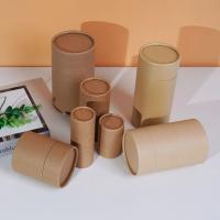 China Biodegradable Custom Food Grade Kraft Cardboard Paper Tube for Coffee Tea Matcha Powder Packaging 1000pcs MOQ for sale