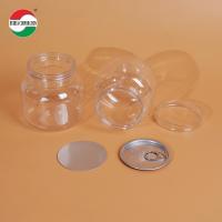 China 500ml Food Grade PET Transparent Plastic Jar Airtight with Aluminum Lid and Screw Cover for Candy Dried Fruit for sale