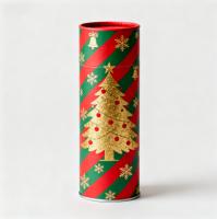 China Custom Eco-Friendly Paper Tube for Christmas Gift Packaging 1000pcs MOQ OEM for sale