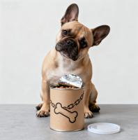China OEM FDA Cardboard Airtight Paper Composite Cans Packaging with Easy Open Lids for Pet Food 1000pcs for sale