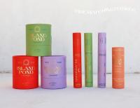 China Biodegradable Kraft Paper Deodorant Stick Containers 16.8mm to 151.3mm Custom Logo Push Up Lip Balm Tube for sale