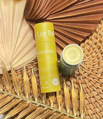 China Biodegradable Kraft Paper Deodorant Stick Containers 16.8mm to 151.3mm Custom Logo Push Up Lip Balm Tube for sale