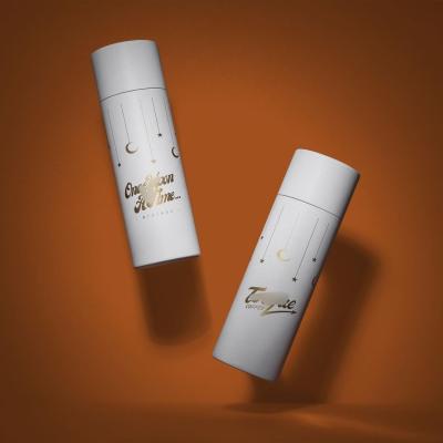 China Customizable Eco Kraft Paper Tube with Metal Lid 16.8mm to 151.3mm Diameter Biodegradable Cylinder Packaging for sale