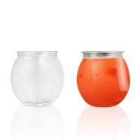 China Food Grade PET Plastic Can 150ml 250ml 330ml for Carbonated Beverage Juice Soda Drink for sale