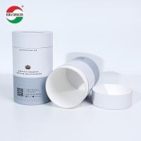 China Biodegradable Custom Food Grade White Cardboard Paper Tube Packaging for Gift T Shirt Clothes 2000pcs MOQ for sale