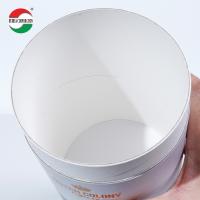 China Biodegradable Custom Food Grade White Cardboard Paper Tube Packaging for Gift T Shirt Clothes 2000pcs MOQ for sale
