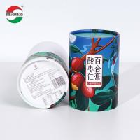 China Food Grade Recyclable White Cardboard Paper Jar Paper Tube Packaging 2000pcs MOQ for sale