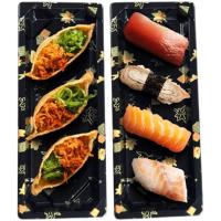 China Custom PET Sushi Takeaway Box - Food Grade Plastic Container with 10,000 MOQ and 10-20 Day Delivery for sale
