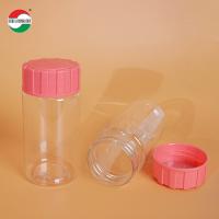 China Wholesale 500ml Clear PET Plastic Jar with Screw Lid for Snack Cookie Candy Nut Storage for sale