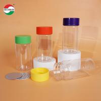 China Food Grade PET Plastic Jars 55ml to 360ml with Lids for Candy Snacks Spices Storage for sale
