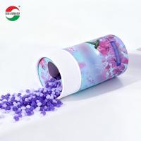 China Customized Kraft Paper Tube Packaging 500ml Eco Friendly Food Container with Window for Laundry Perfume Beads for sale
