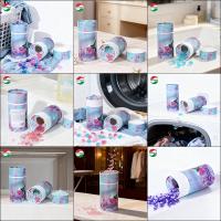China Customized Kraft Paper Tube Packaging 500ml Eco Friendly Food Container with Window for Laundry Perfume Beads for sale