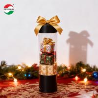 China Recycled Kraft Paper Tube with Clear Window for Food Cosmetic Gift Packaging 500ml for sale