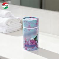 China Custom Printed Biodegradable Kraft Paper Tube Packaging 500ml Eco Friendly Round Cylinder for sale