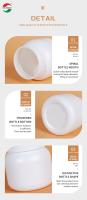 China 850ml HDPE Plastic Bottle Custom Wholesale Guangzhou Vitamins Cosmetic Cans 90mm Diameter for sale