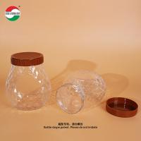 China Food Grade PET Plastic Jar 78mm x 134mm for Candy Nuts Snacks for sale