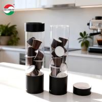 China Custom Clear Window Paper Tube with PVC for T-Shirt Toy Bottle Mask OEM 2000pcs MOQ for sale