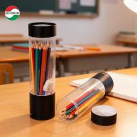 China Custom Clear Window Paper Tube with PVC for T-Shirt Toy Bottle Mask OEM 2000pcs MOQ for sale