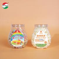 China 670ml PET Food Grade Plastic Jar with Screw Lid Transparent Custom Size Packaging for sale