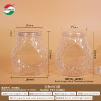 China 670ml PET Food Grade Plastic Jar with Screw Lid Transparent Custom Size Packaging for sale