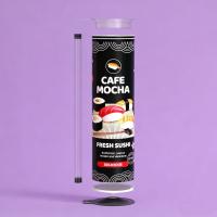 China Custom Push Pop Sushi Paper Tube Packaging Cylinder Push Up Container 54.5mm Diameter for sale