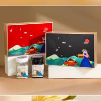China Custom Cardboard Honey Sachet Glass Jar Gift Box Luxury Empty Honey Bottle Packaging Box Food Grade for sale