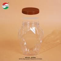 China 650ml Food Grade PET Plastic Jar with Screw Lid Clear Wide Mouth for Candy Cookie Snack Packaging for sale