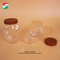 China 650ml Food Grade PET Plastic Jar with Screw Lid Clear Wide Mouth for Candy Cookie Snack Packaging for sale