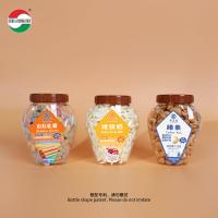 China 650ml Food Grade PET Plastic Jar with Screw Lid Clear Wide Mouth for Candy Cookie Snack Packaging for sale