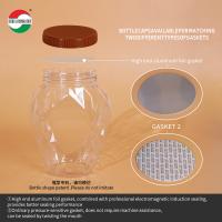 China 650ml Food Grade PET Plastic Jar with Screw Lid Clear Wide Mouth for Candy Cookie Snack Packaging for sale