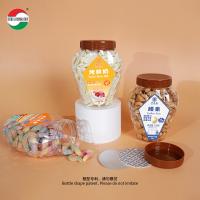 China 650ml Food Grade PET Plastic Jar with Screw Lid Clear Wide Mouth for Candy Cookie Snack Packaging for sale