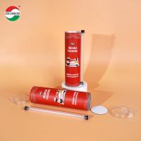 China Food Grade Paper Tube Container 500ml with PP Sauce Cup Eco Friendly Disposable Sushi Packaging for sale