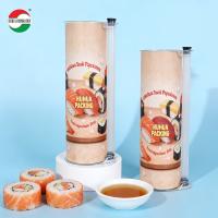 China Custom Push Pop Sushi Packaging Container Cylinder Paper Tube 16.8mm to 151.3mm Diameter for sale