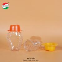 China 650ml PET Clear Plastic Jar with Screw Lid Food Grade Container for Candy Cookie Snack for sale