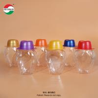 China 650ml PET Clear Plastic Jar with Screw Lid Food Grade Container for Candy Cookie Snack for sale