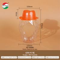 China 650ml PET Clear Plastic Jar with Screw Lid Food Grade Container for Candy Cookie Snack for sale