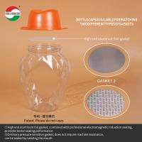 China 650ml PET Clear Plastic Jar with Screw Lid Food Grade Container for Candy Cookie Snack for sale