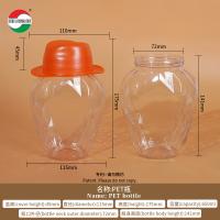 China 650ml PET Clear Plastic Jar with Screw Lid Food Grade Container for Candy Cookie Snack for sale