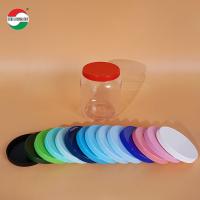 China 2625ml Food Grade Clear PET Plastic Jars with Screw Lids 2000ml 2200ml 2625ml for sale